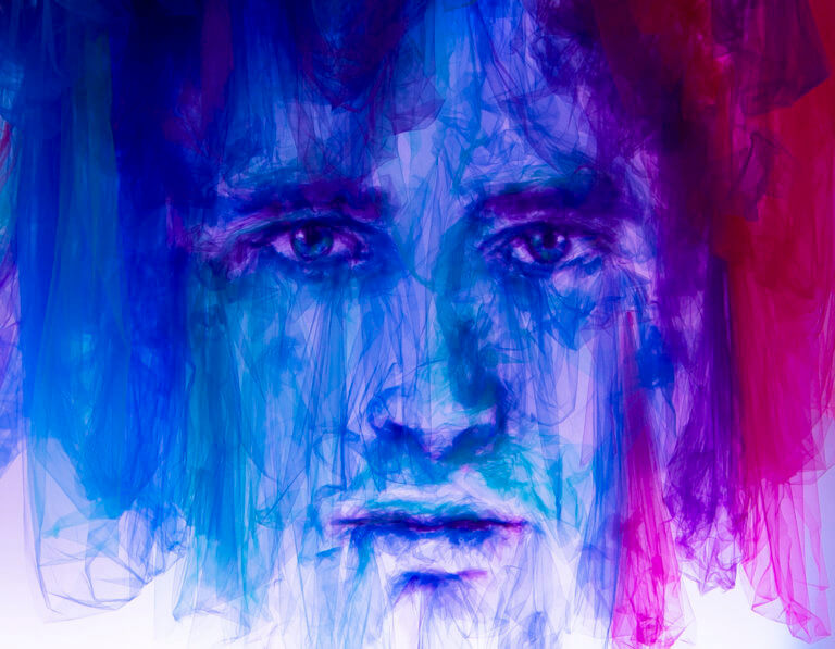 Benjamin Shine maakt portretten van tule met strijkijzer en naald ⋆ TxP ...